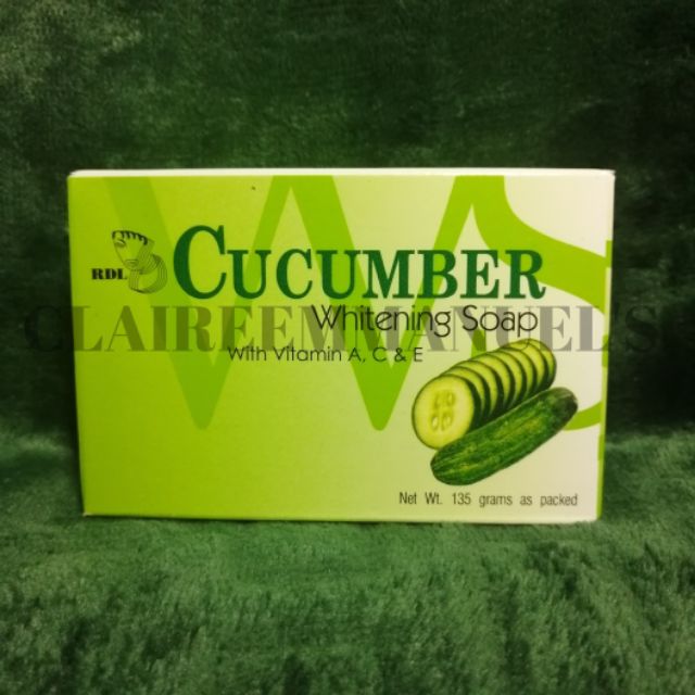 RDL Cucumber Whitening Soap 135 g | Shopee Philippines