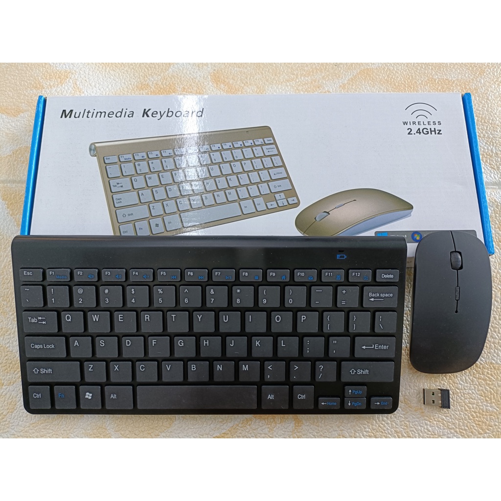 WIRELESS MINI KEBOARD & MOUSE 908 2.4GHz | Shopee Philippines