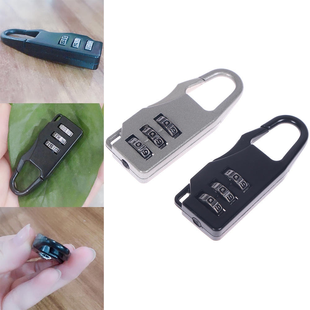 Fun Mini Padlock Travel Lock Number Padlock 3 Digit Combination Padlock ...
