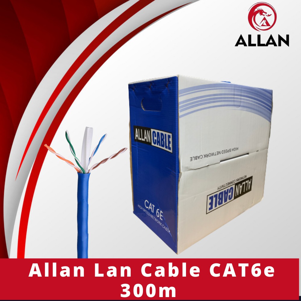 Allan Cat6 Lan Cable 305m Pisowifi/Piso wifi/pisonet/piso net/wifi/cat6 ...