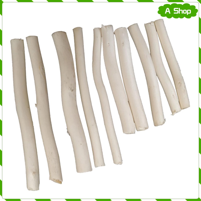 20 Pieces Wood Sticks Natural Tree Branch Wooden Sticks DIY Craft Photo ...