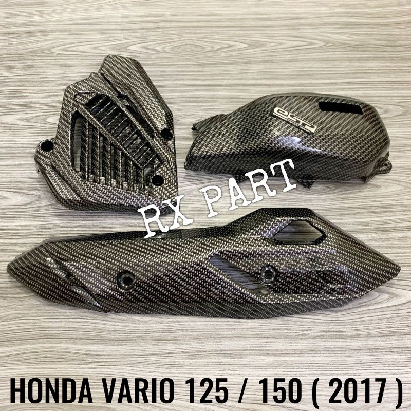 Exhaust Shield + Radiator Cover + Filter Cover / Air Honda Vario 125/ ...