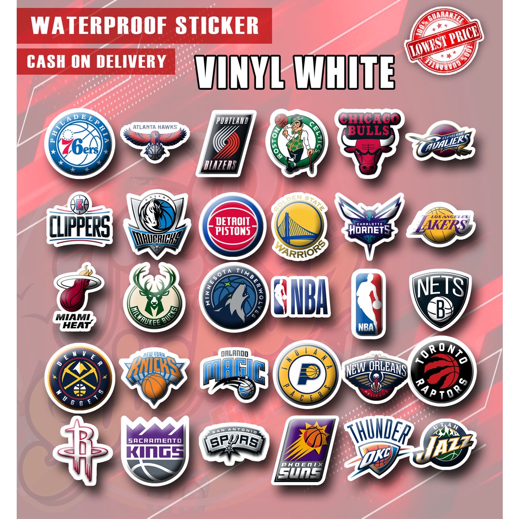 National Basketball Association (NBA) Logos | Hologram / Vinyl | JRP ...