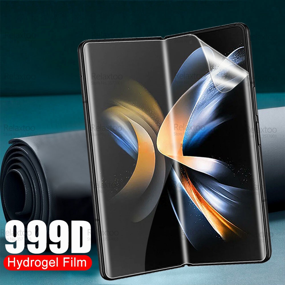 Full Glue Curved Hydrogel Film For Samsung Galaxy Z Fold 4 Screen ...