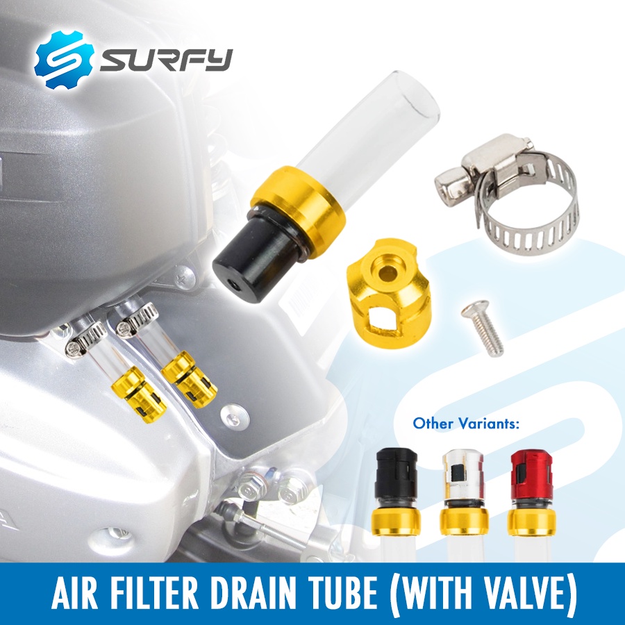 Motorcycle Air Filter Drain Tube Universal Alloy Head From Thailand ...