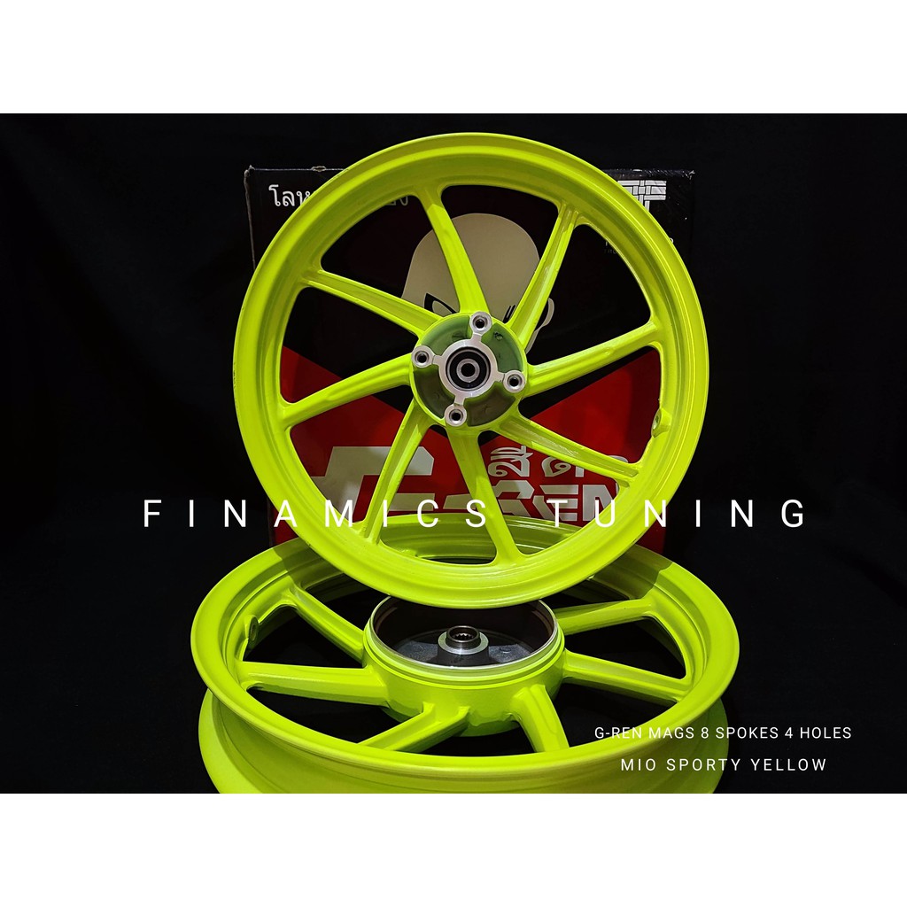 G-REN MAGS 8 SPOKES MIO/EGOLC 4 HOLES (GR8) 1.8X2.15 | Shopee Philippines