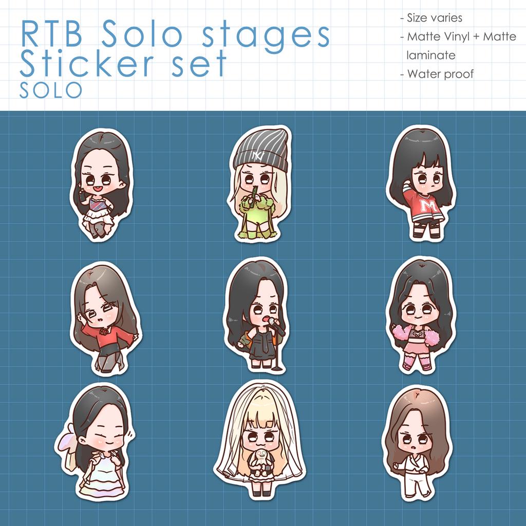 (SOLO) RTB Solo stages sticker set | Shopee Philippines