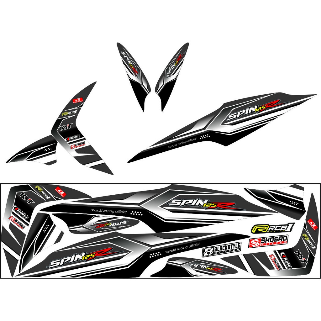 Custom Trim Variations/SUZUKI SPIN STRIPING Motorcycle Variations ...