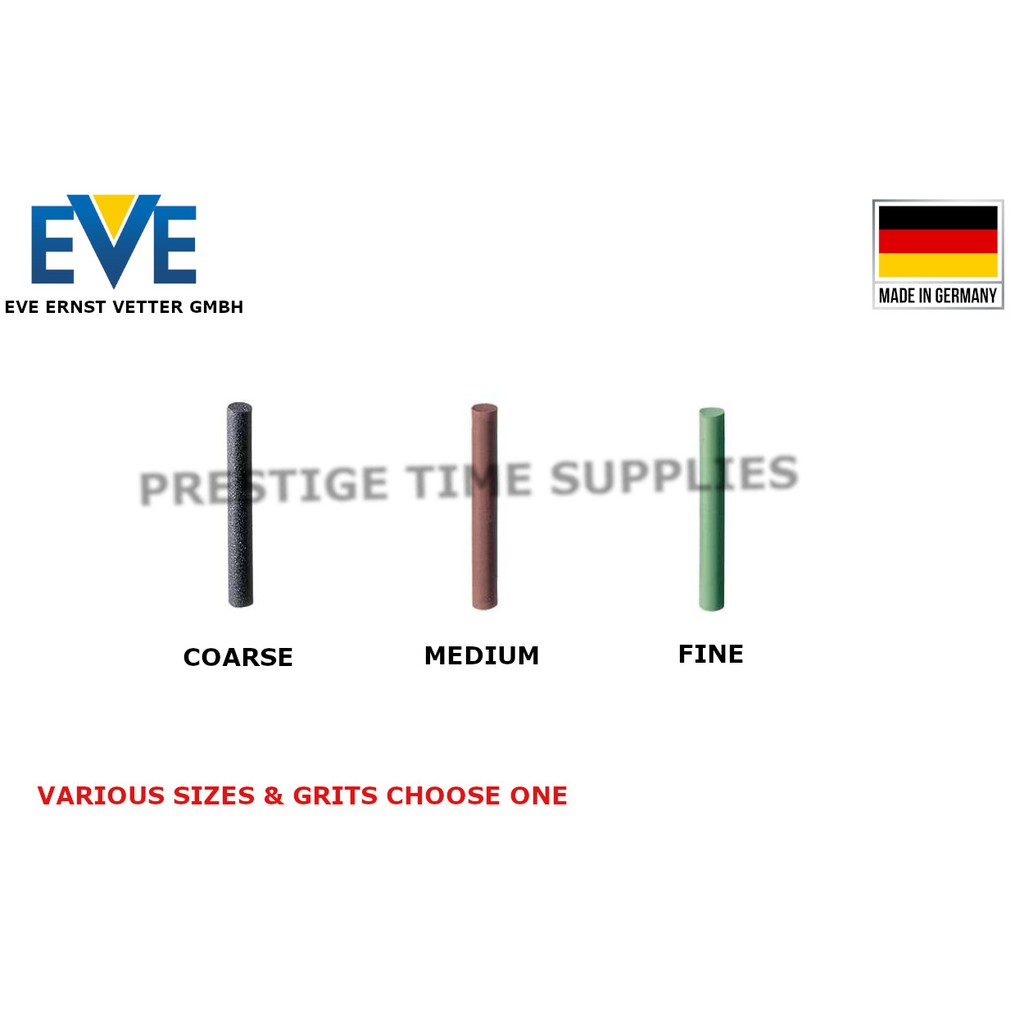 EVE Germany EVEFLEX Mini Abrasive Pin Polisher Unmounted Various Grits ...
