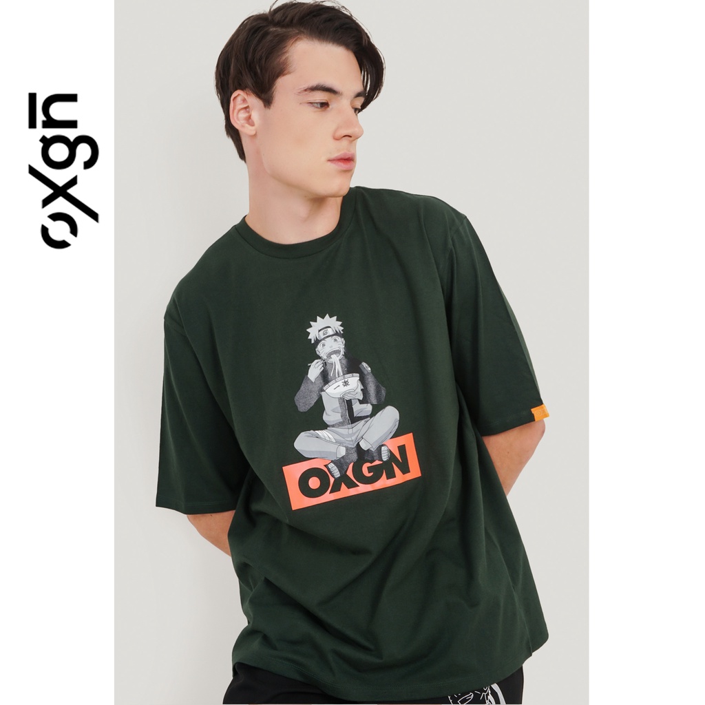 OXGN Men's Naruto Shippuden Naruto Tee (Olive) | Shopee Philippines