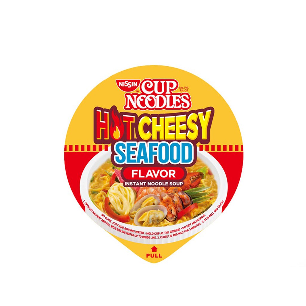 Nissin Cup Noodles Mini Hot Cheesy Seafood | Shopee Philippines