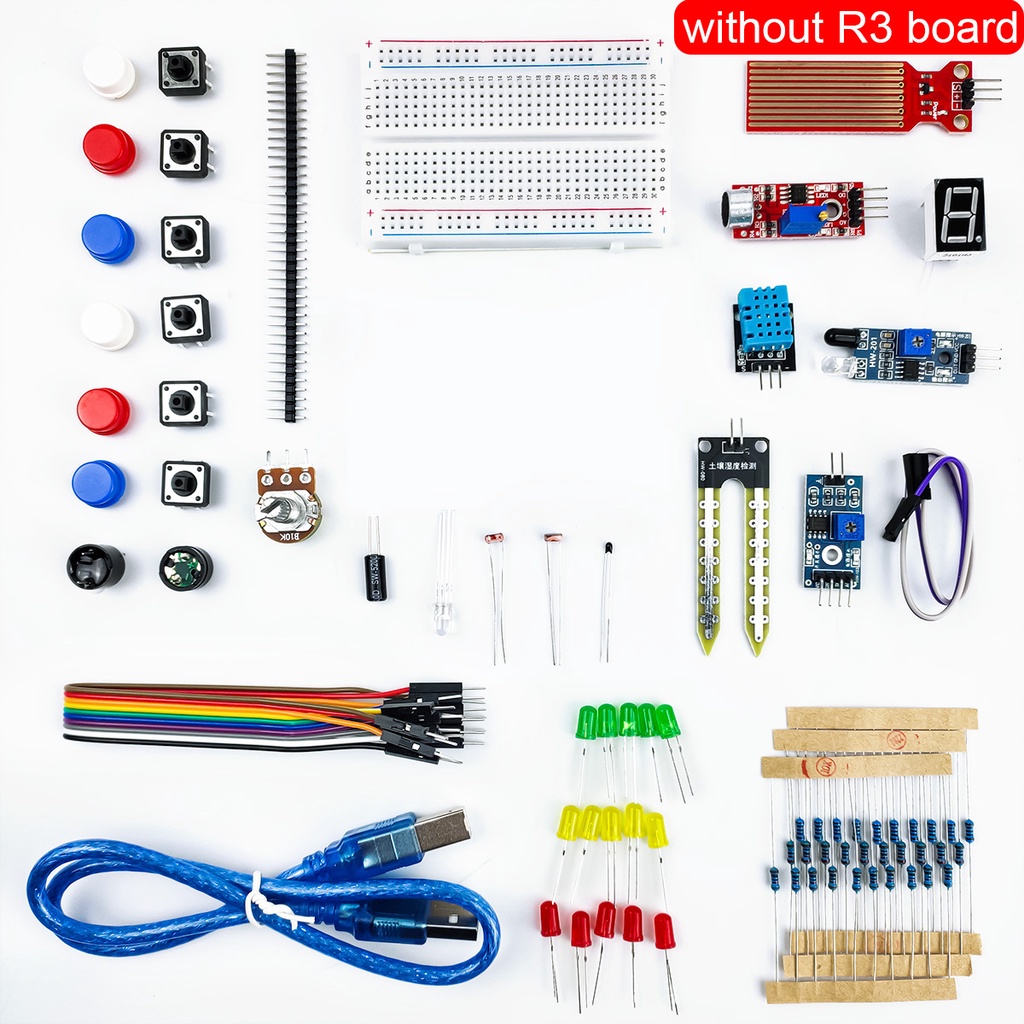 LAFVIN Basic Starter Kit With Uno R3 Ch340 Breadboard + Retail Box ...