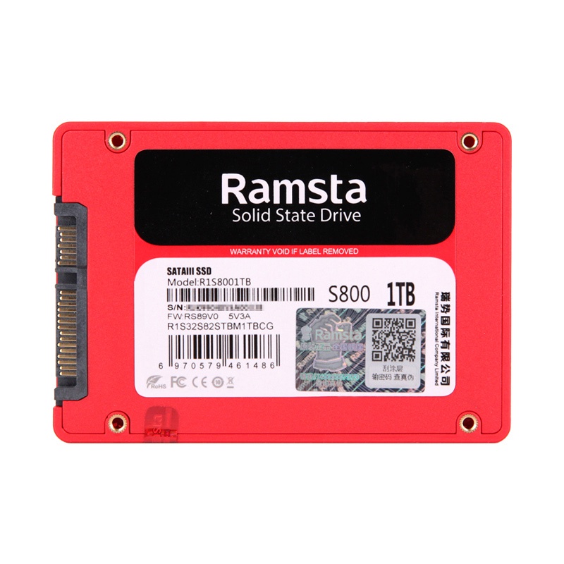 Ramsta 2.5" SSD 128GB 256GB 512GB 1TB Solid State Drive / SSD Sata III ...