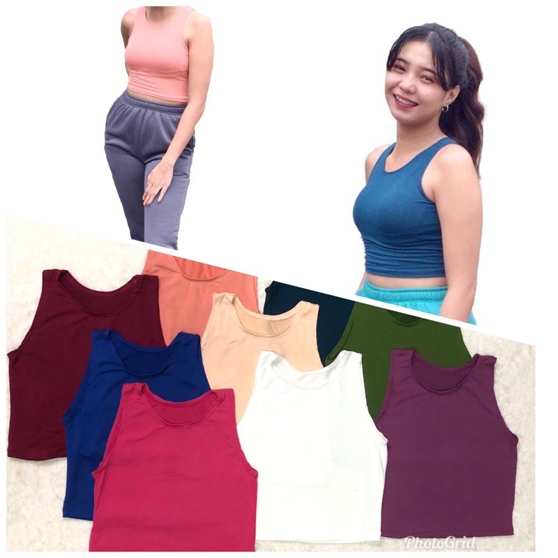 Crop Top (halter/sando) | Shopee Philippines