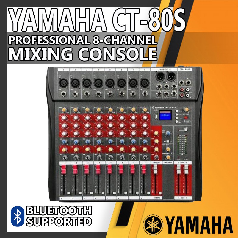 Yamaha CT-80S Mixer-USB 8 way Channel Equalizer | Shopee Philippines
