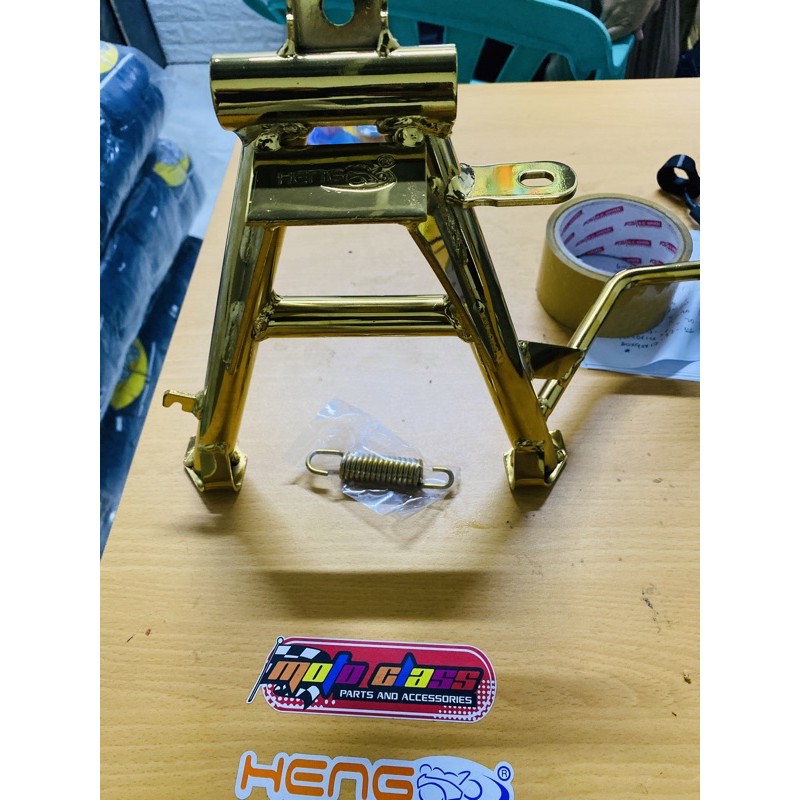 HENG CENTER STAND WAVE 125 gold | Shopee Philippines