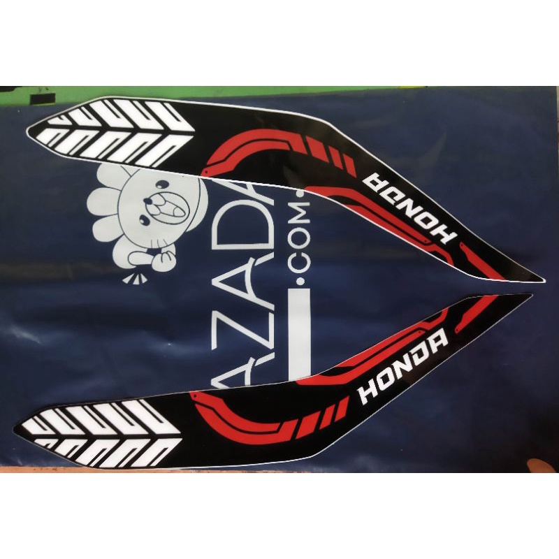 Kilay tint Onyx design for honda click 125i/150i v2 and V3 honda click ...