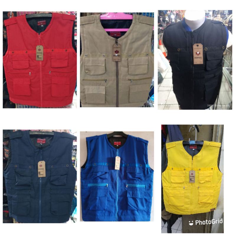 Tactical Vest Field Journalist Vest Plain Vest | Shopee Philippines