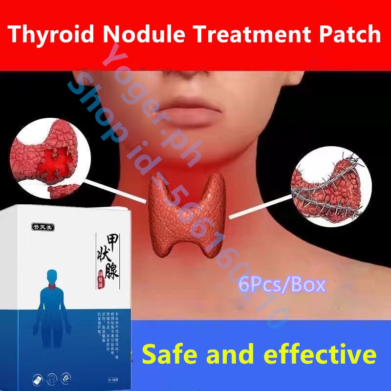 6pcs/box Herbal Thyroid Health Patch Stickers Thyroid Nodule Neck Thick ...