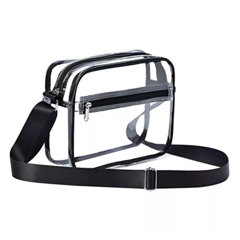 PVC Clear Sling bag Messenger bag Transparent Unisex(100% quality ...