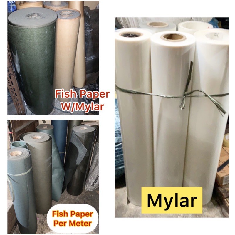 1 Meter Mylar Insulating Film / Fish Paper/ Fish Paper with Mylar 005 ...