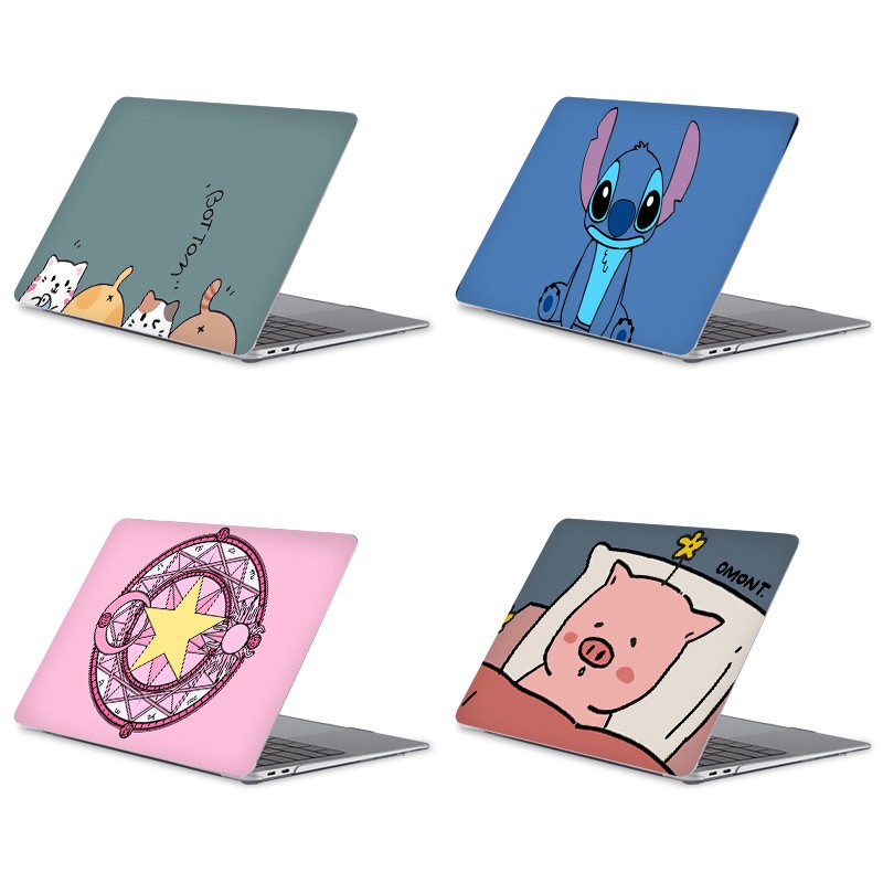 Compatible for MacBook Colorful Cute Laptop Hard Case A+D Sides Laptop ...