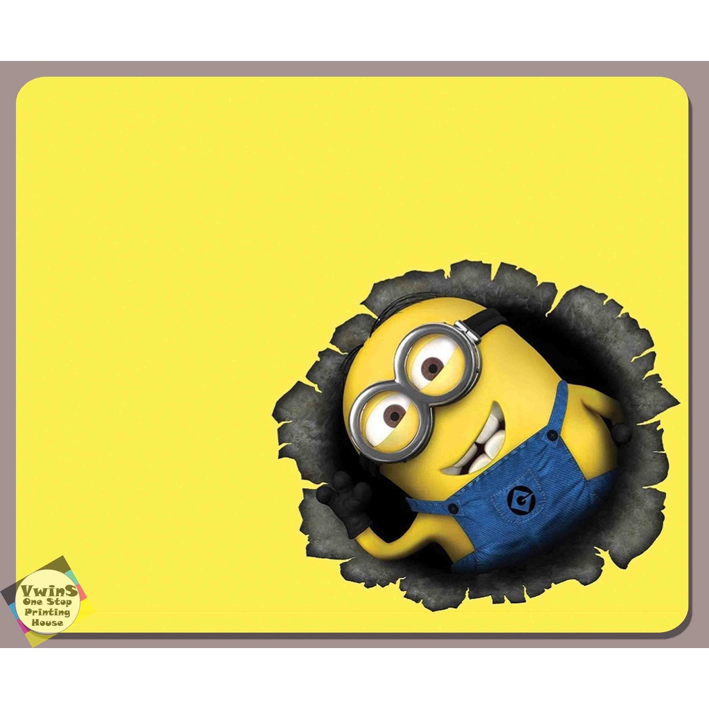 Minions Design Mousepad! Despicable Me Minion Design Mouse Pad | Shopee ...