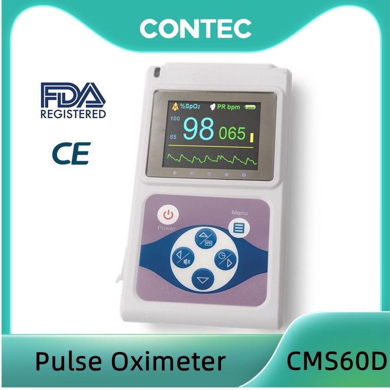 CONTEC CMS60D Handheld Pulse Oximeter USB PR HR Monitor Paediatric SPO2 ...