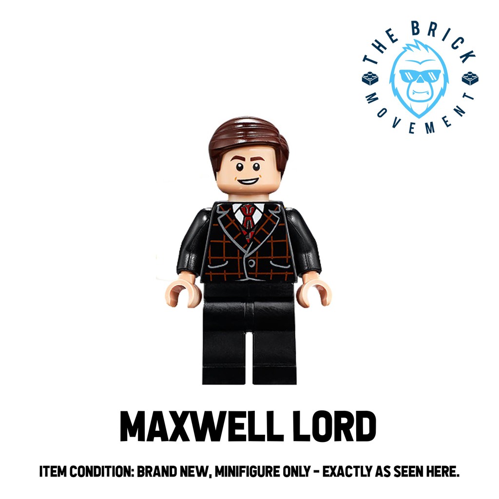 LEGO® DC Maxwell Lord Minifigure | Shopee Philippines