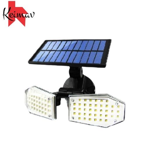 Two Head Solar Security Light, Wireless Motion Activated Kit, Outdoor ...