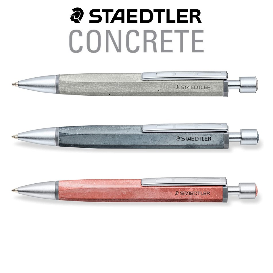 Staedtler Concrete Ballpoint Pen Oil-based 0.7mm Holiday School Office ...