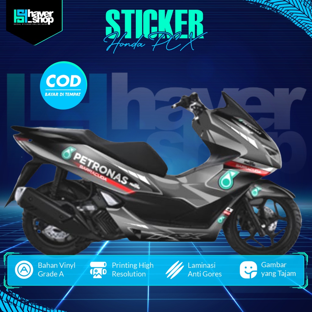 Honda PCX 160 Motorcycle Sticker Haver Shop Custom Sticker Decal Full ...