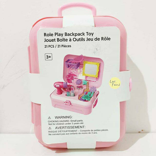 Role Play Backpack Makeup and Doctor Set Kids (Salon Salonan and ...