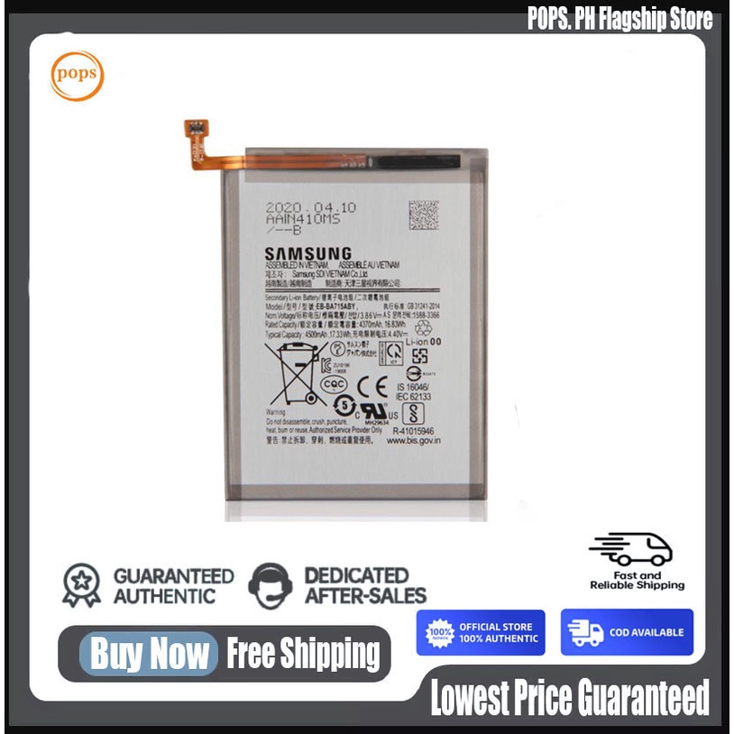 Samsung EB-BA715ABY Battery for Samsung Galaxy A71 A715 SM-A715F/DS SM-A7160 SM-A715F A715F ...