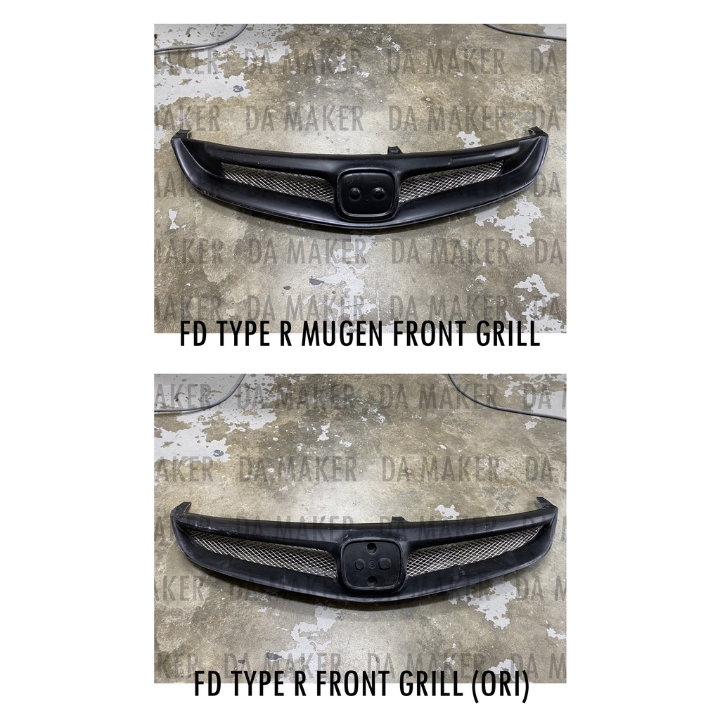 HONDA CIVIC FD TYPE R MUGEN FRONT GRILL TYPE R FRONT GRILL | Shopee ...