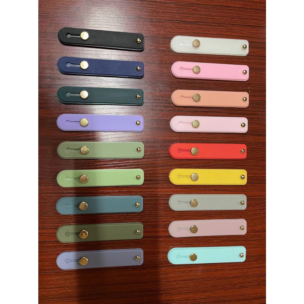 Silicon Candy Color Finger Ring Holder Phone Hand Band holder ...