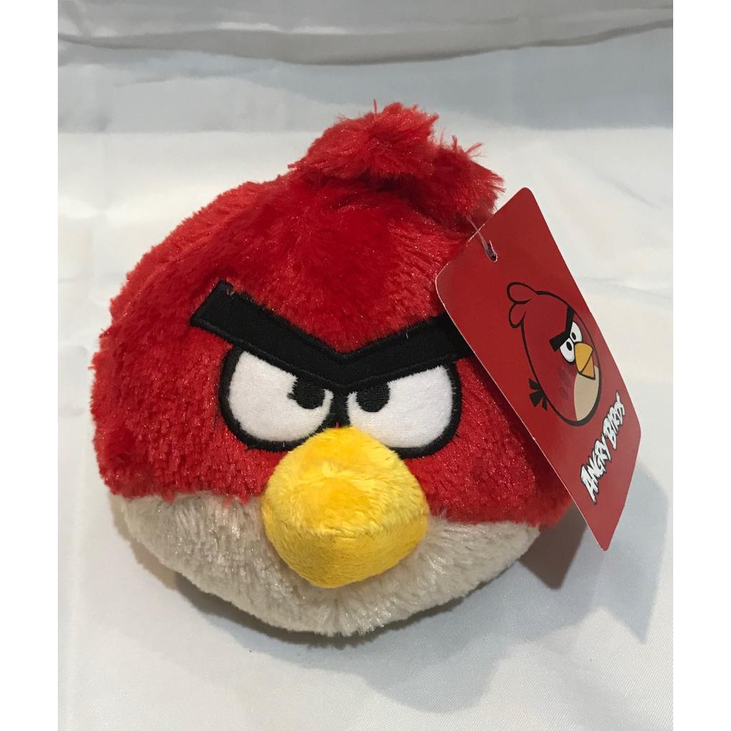 MERAH ORIGINAL IMPORTED ANGRY BIRD DOLL 12x11cm (LxH) RED | Shopee ...