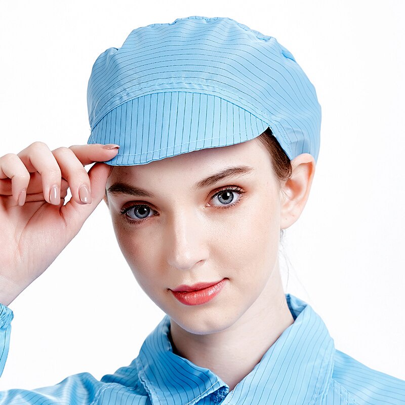 ESD Cap Anti-static Cap Hat Static Hat Cap Work Cap Dust Cap | Shopee ...