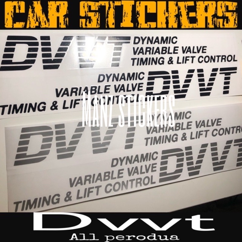 [24 HOURS SHIP] STIKER KERETA PERODUA DVVT ALL PERODUA CAR (LEFT ...