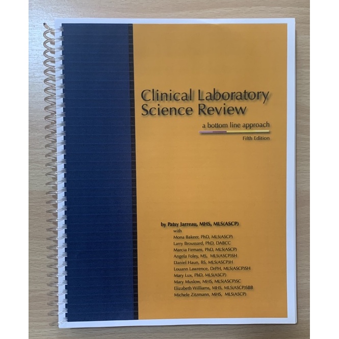 THERIOT CLINICAL LABORATORY SCIENCE REVIEW 5TH ED | Shopee Philippines