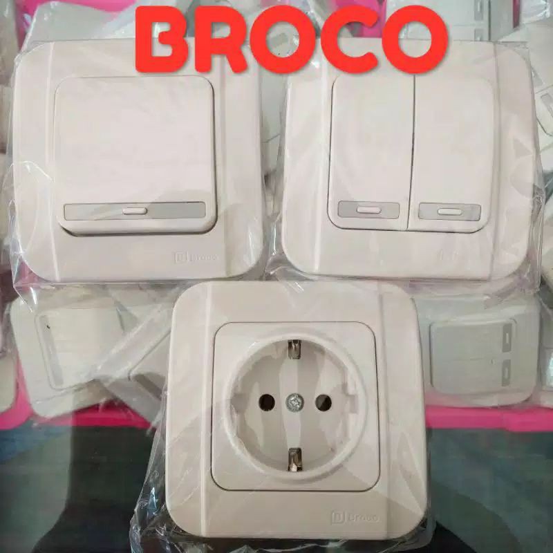 Broco IB GALLEO, Ankle Switch, Series Switch, Socket Outlet | Shopee ...