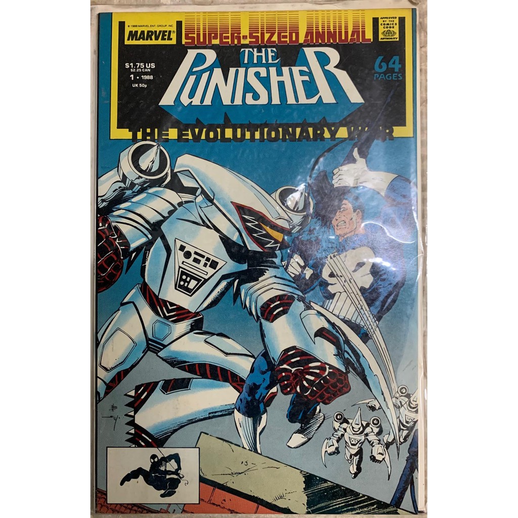 Marvel Comics: 1988 - Punisher Annual #1 - The Evolutionary War ...