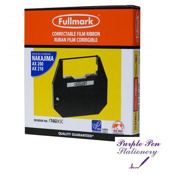 Fullmark Compatible Correctable Film Ribbon Nakajima AX-210 F746BKSC ...