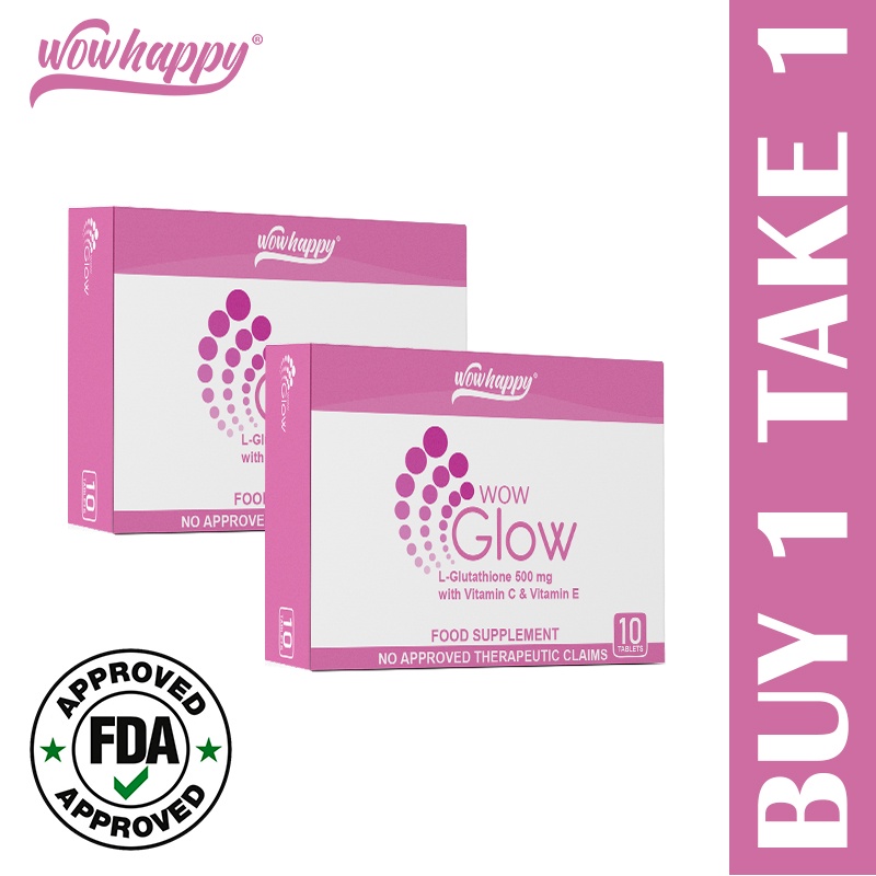 B1T1 Wowhappy Wow Glow Glutathione Tablets with Vitamin C & E, Biotin ...