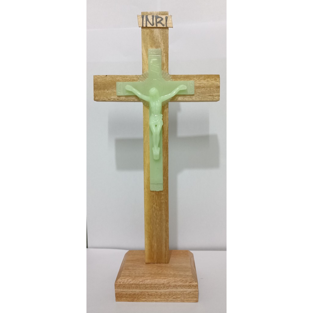 Luminous Crucifix 8.5" 11" with Stand | Shopee Philippines