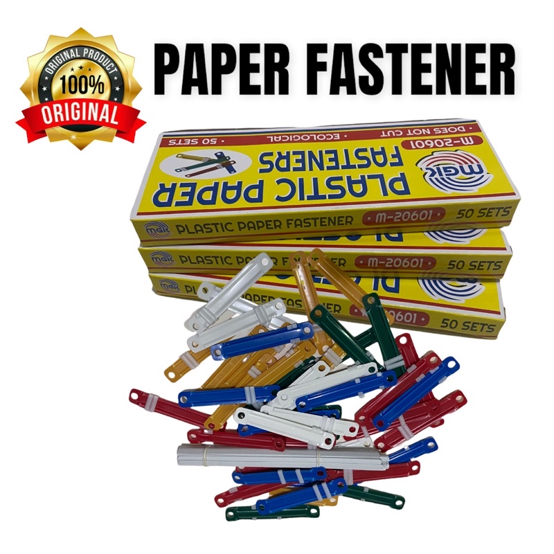 PAPER PLASTIC FASTENERS (Sold per Box) | Shopee Philippines