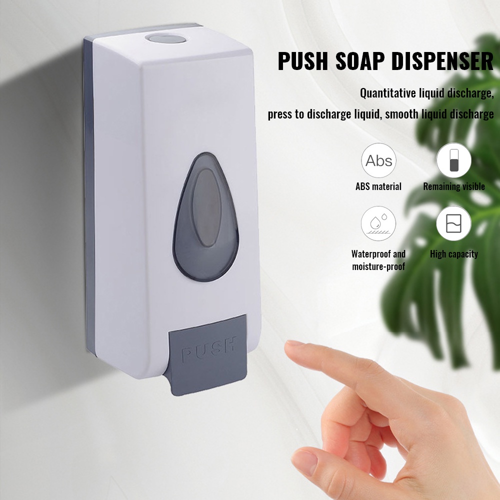 Home Wall Mounted Soap Dispenser Manual Pressing Type Handwashing Fluid ... Home Wall Mounted Soap Dispenser Manual Pressing Type Handwashing Fluid ...