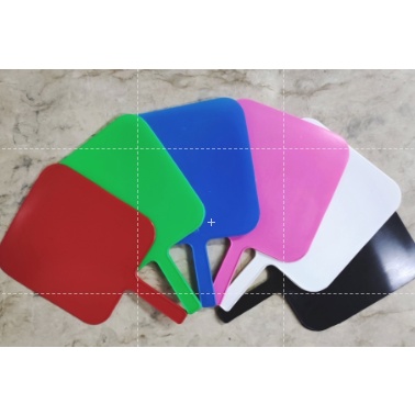 Plastic pamaypay hand fan with handle paypay NEW COLORS! | Shopee ...
