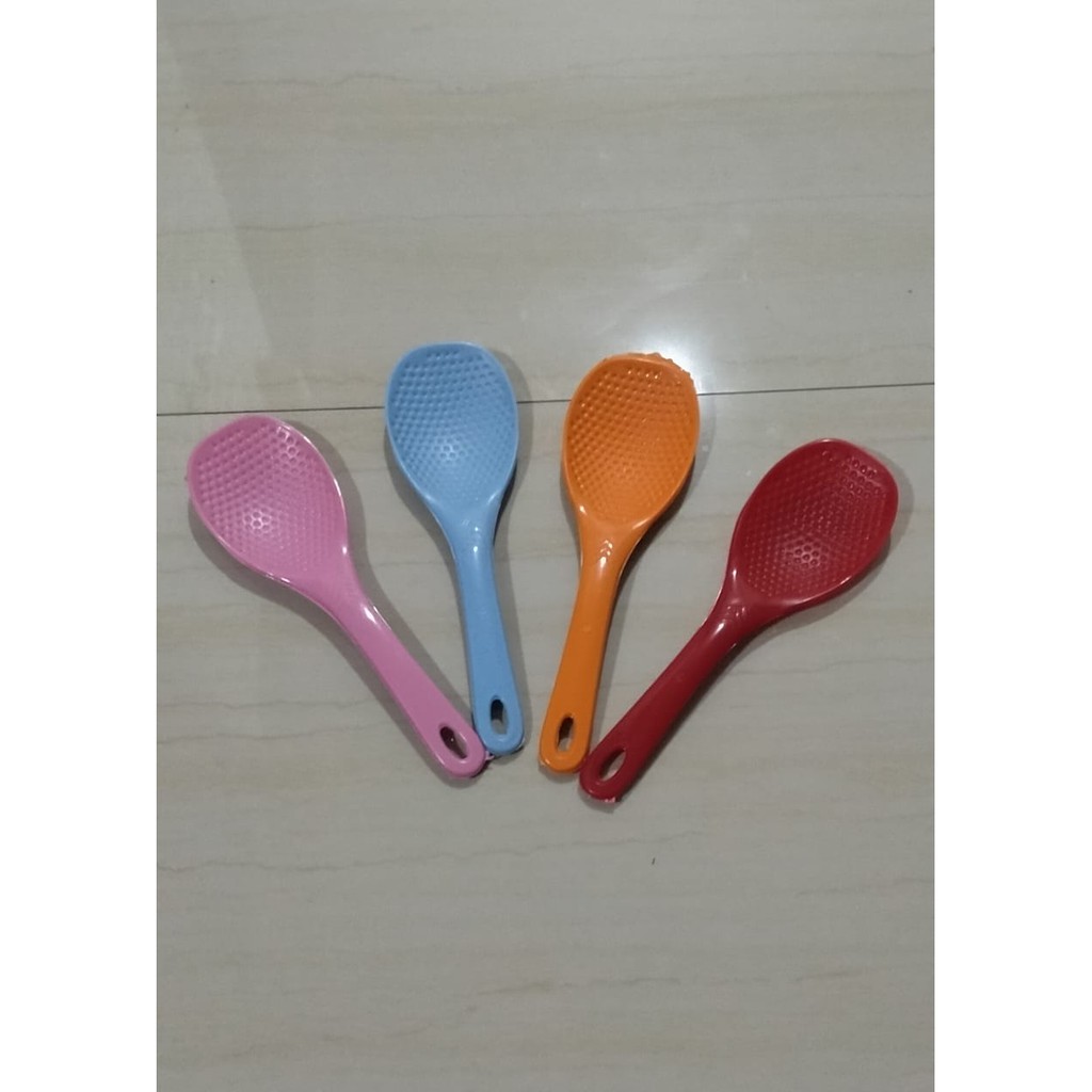 Colorful Plastic Rice Spoon (1pc) | Shopee Philippines