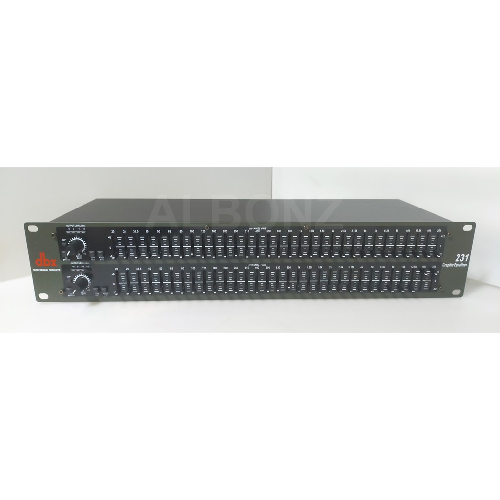 Graphic Equalizer DBX 231s and DBX 231 Dual 31 Band Graphic Equalizer | Shopee Philippines